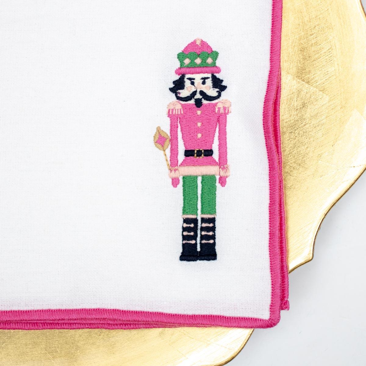 Nutcracker Embroidered Napkins |The Royal Standard