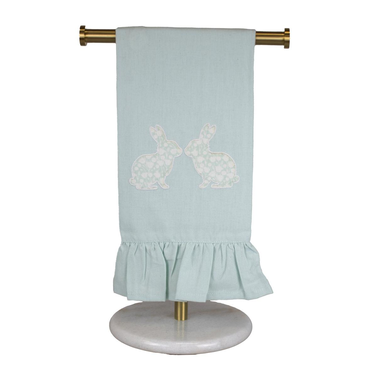 Aubrey Bunny Ruffle Hand Towel|The Royal Standard