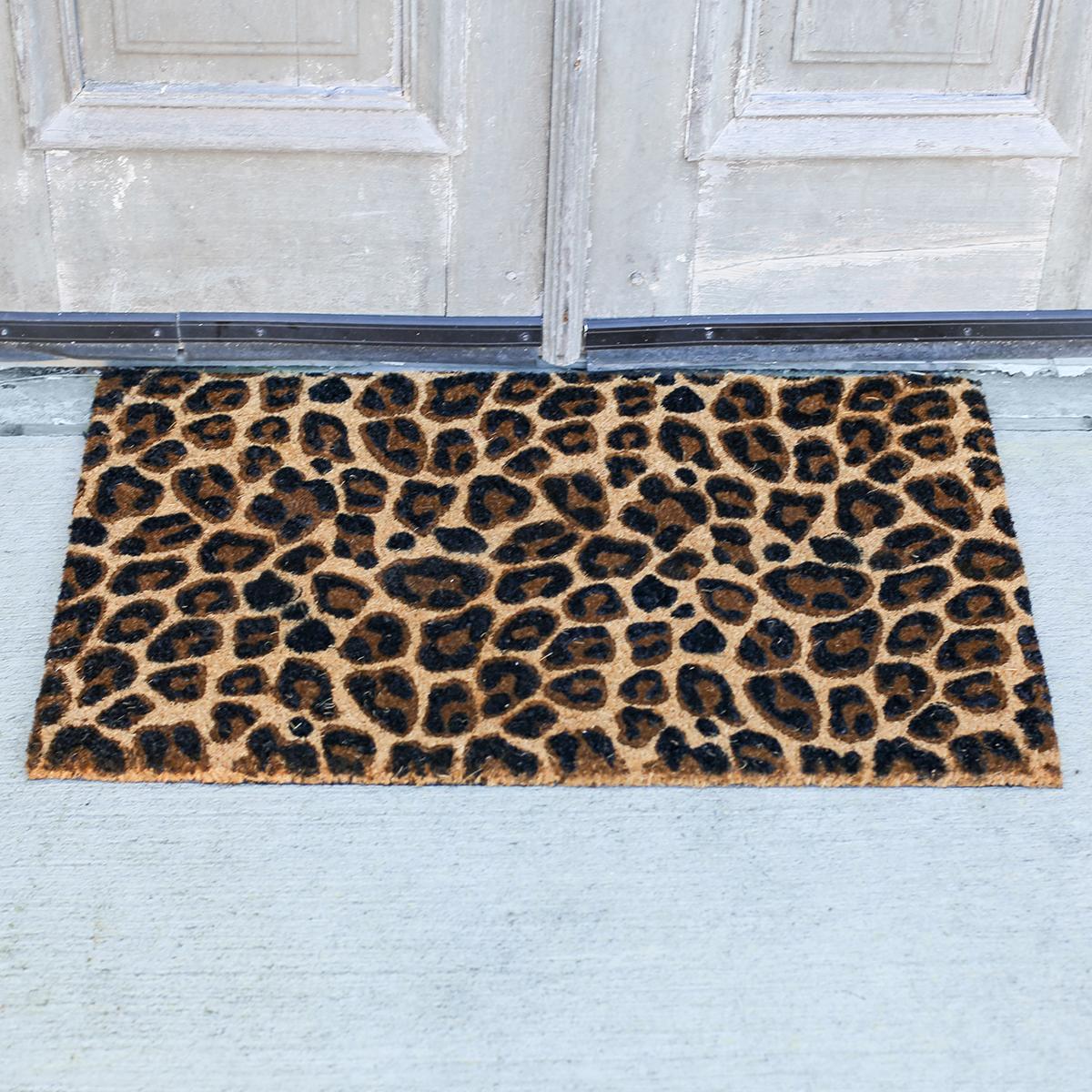 Leopard Coir Doormat | The Royal Standard