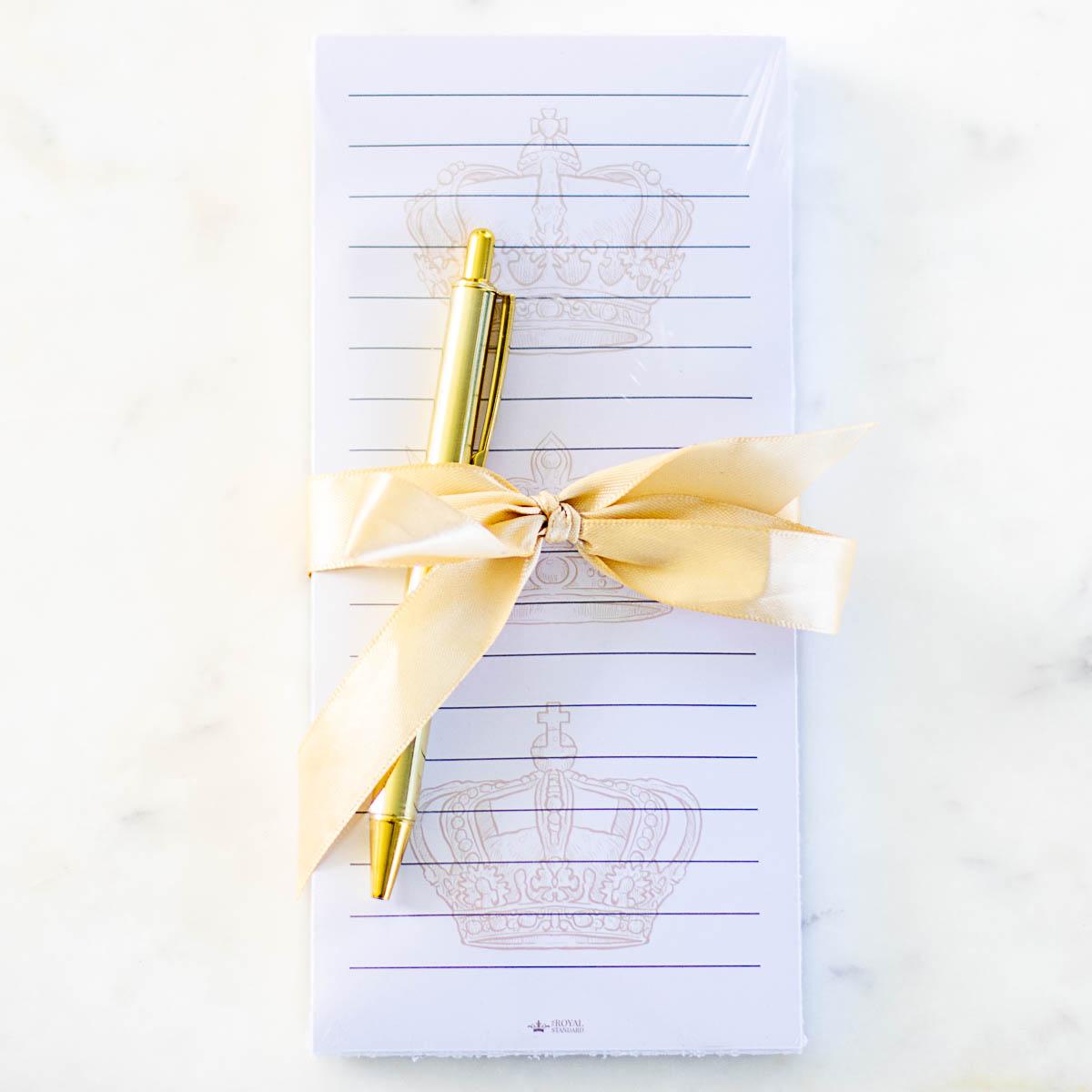 Elizabeth Crown Notepad Gift Set| The Royal Standard