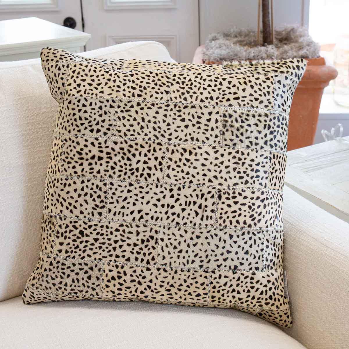 Austin Cheetah Hide Pillow| The Royal Standard