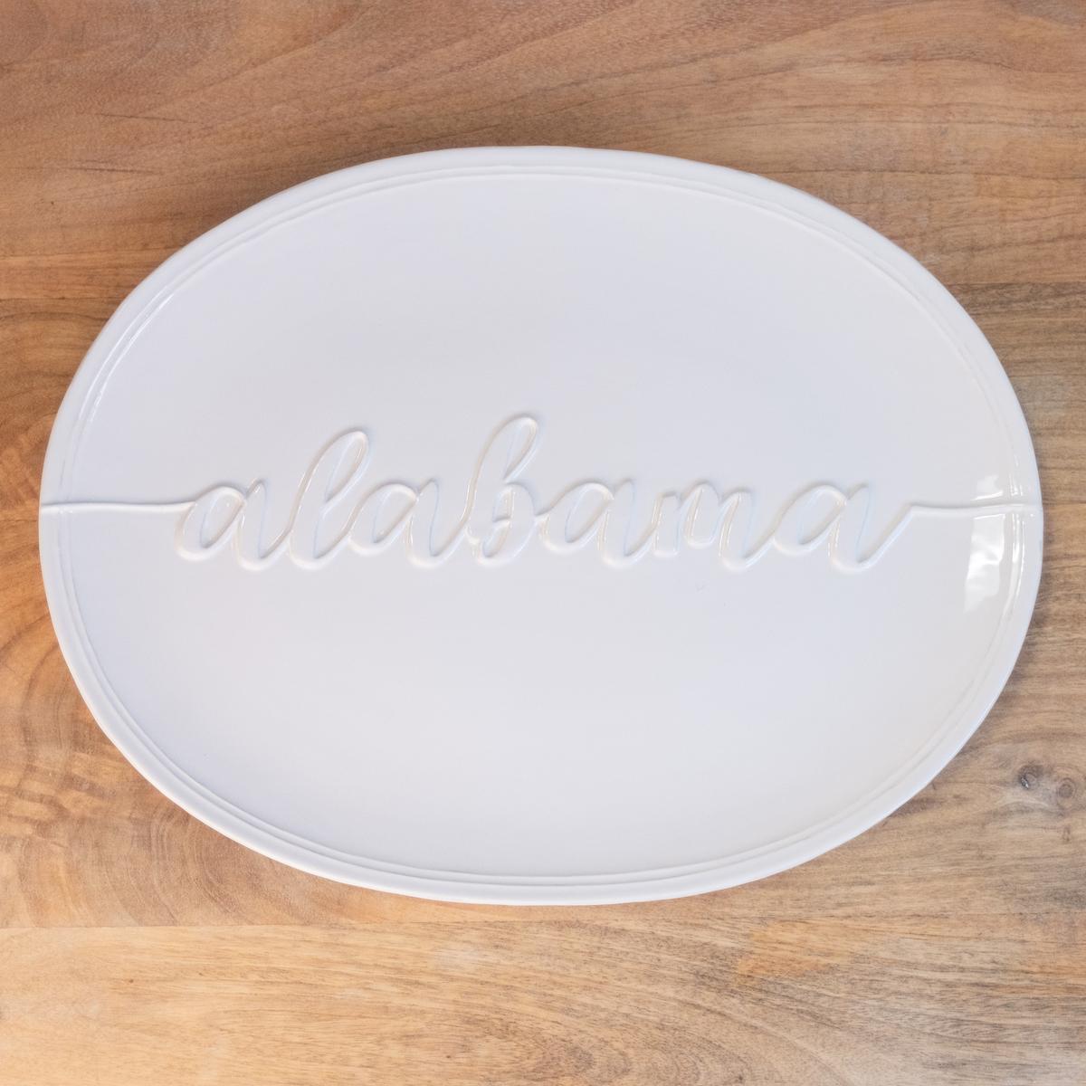 Alabama Embossed Platter | The Royal Standard