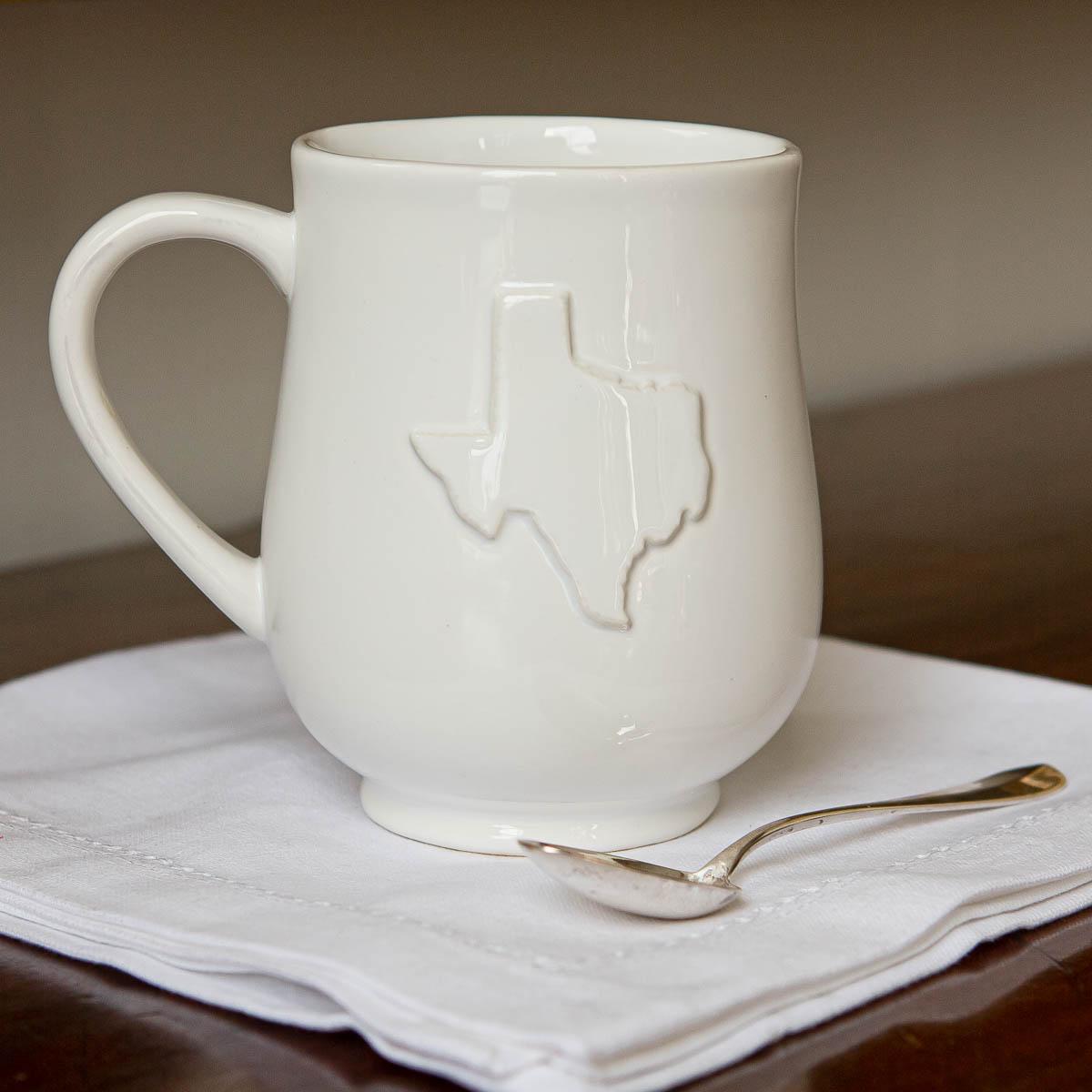 Texas Embossed Coffee Mug | The Royal Standard