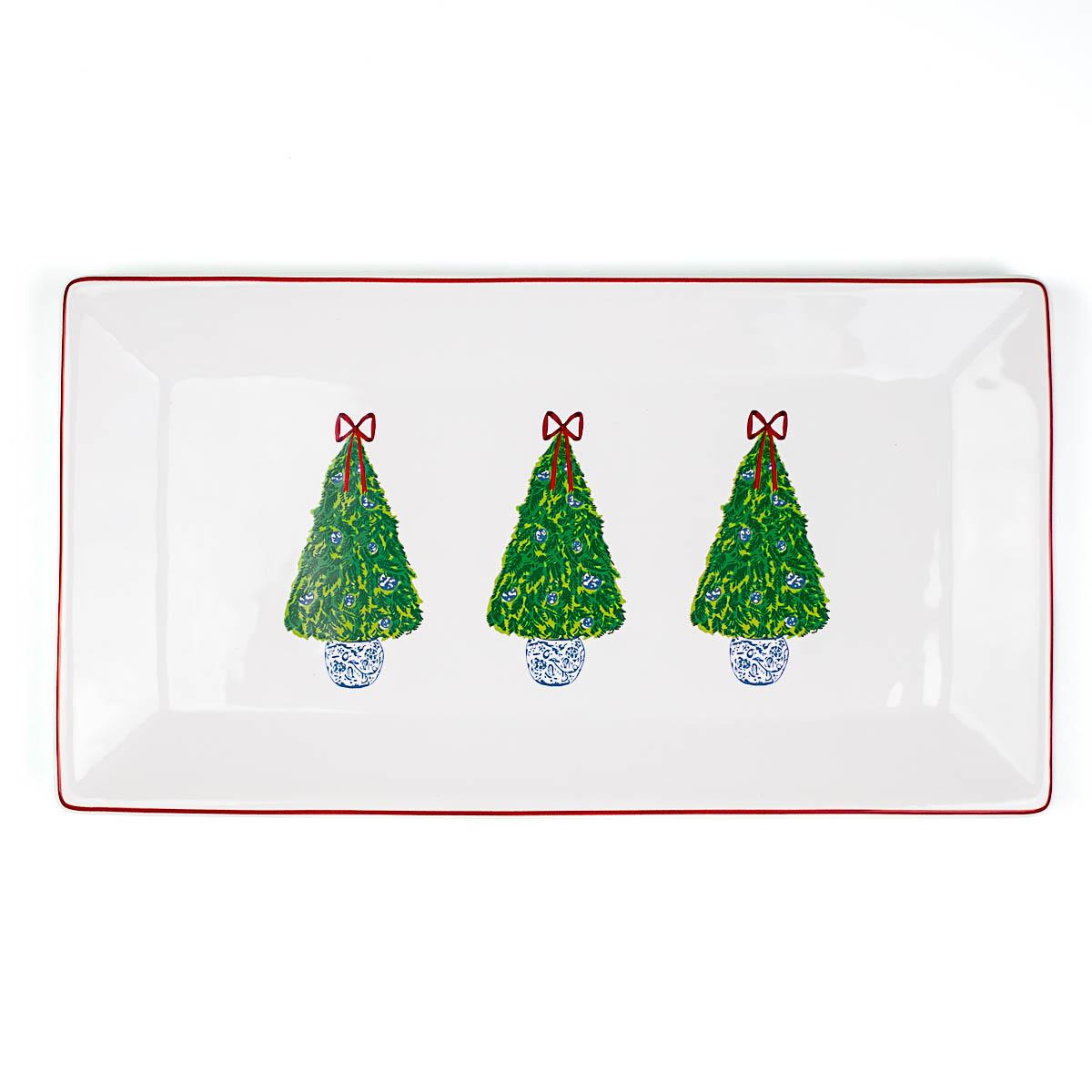 Grand Christmas Tree Rectangle Platter| The Royal Standard