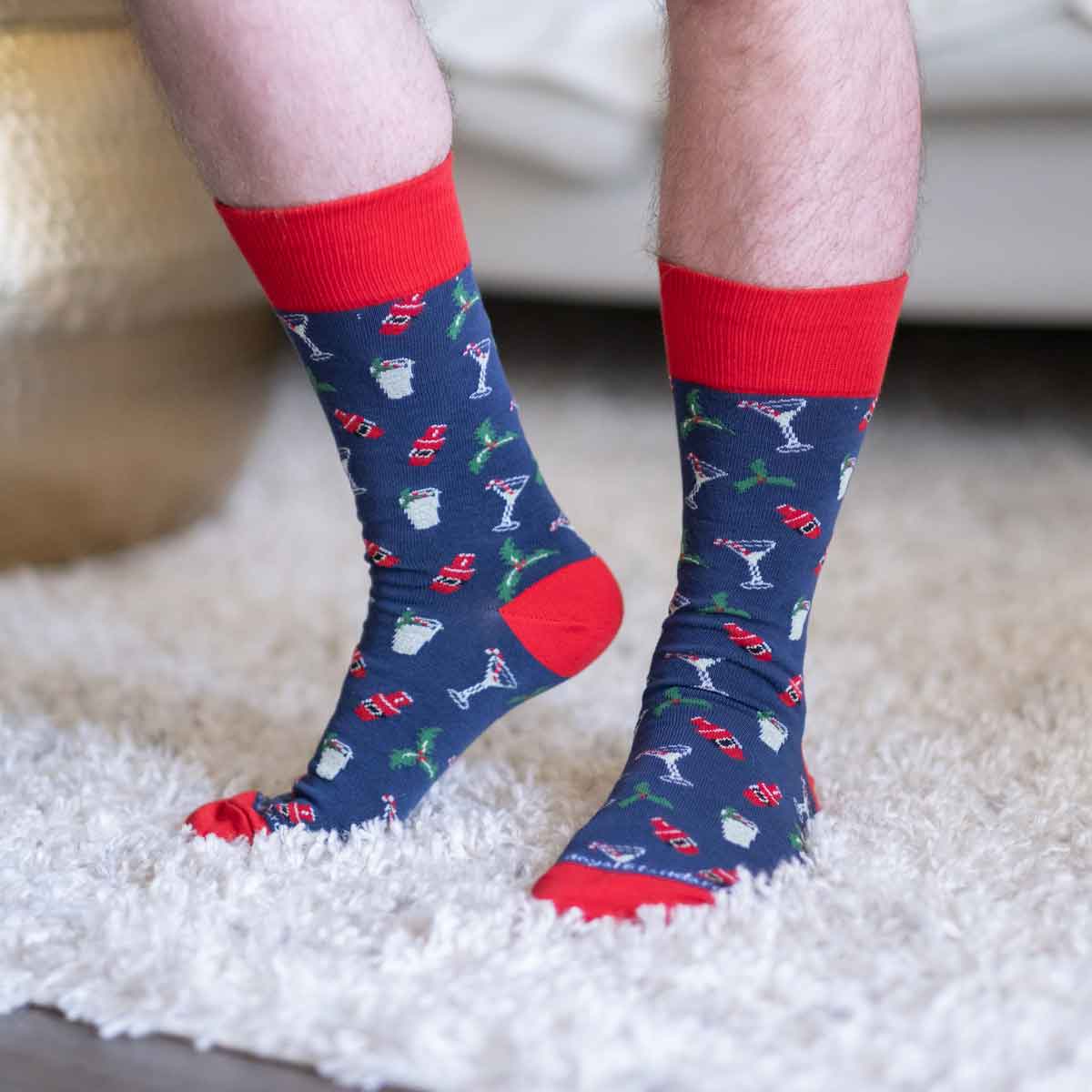 Men's Christmas Cocktails Socks | The Royal Standard