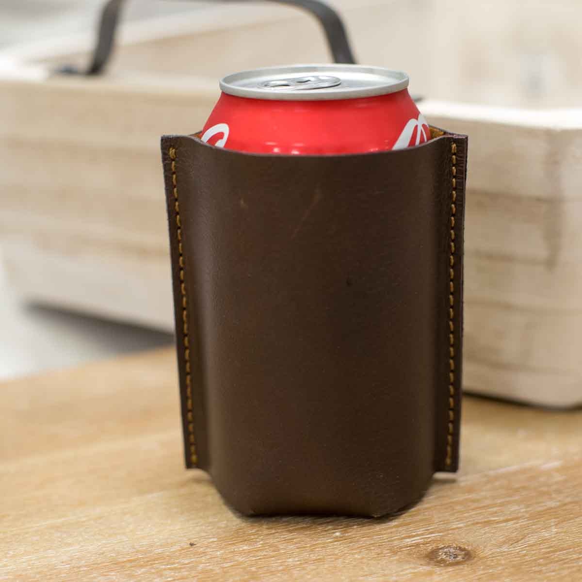 Leather Can Cooler | The Royal Standard