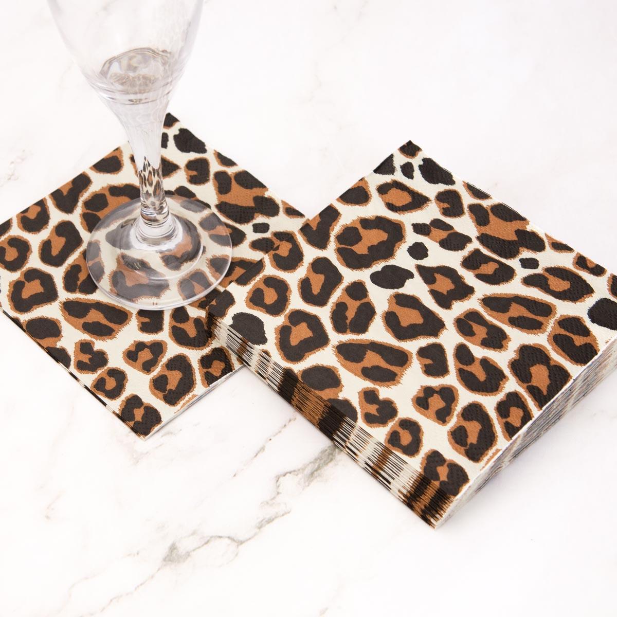 Leopard Cocktail Napkins | The Royal Standard