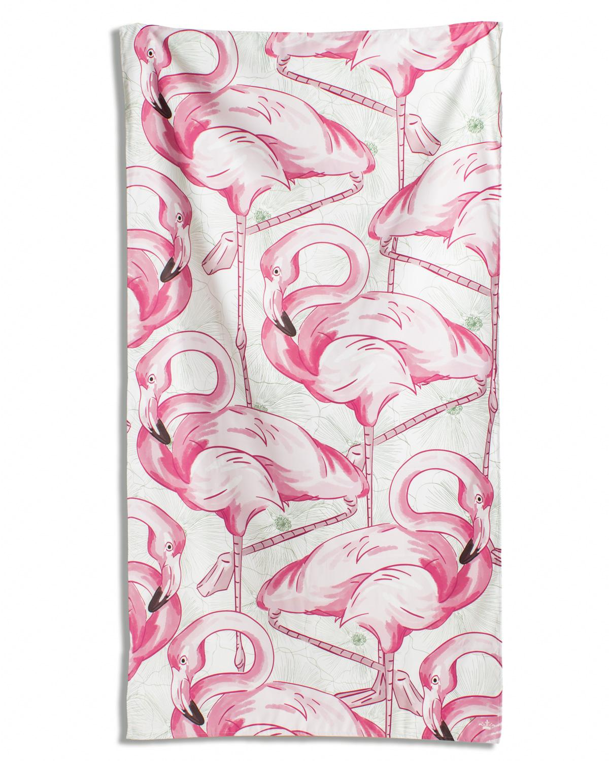 Bonaire Flamingo Giant Beach Towel | The Royal Standard
