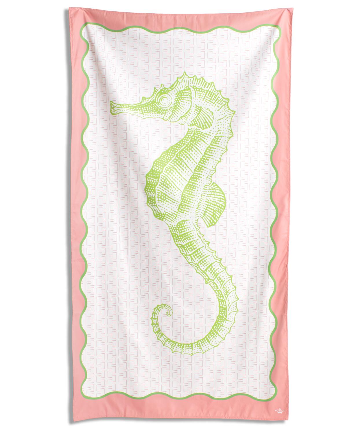 Seahorse Giant Beach Towel | The Royal Standard