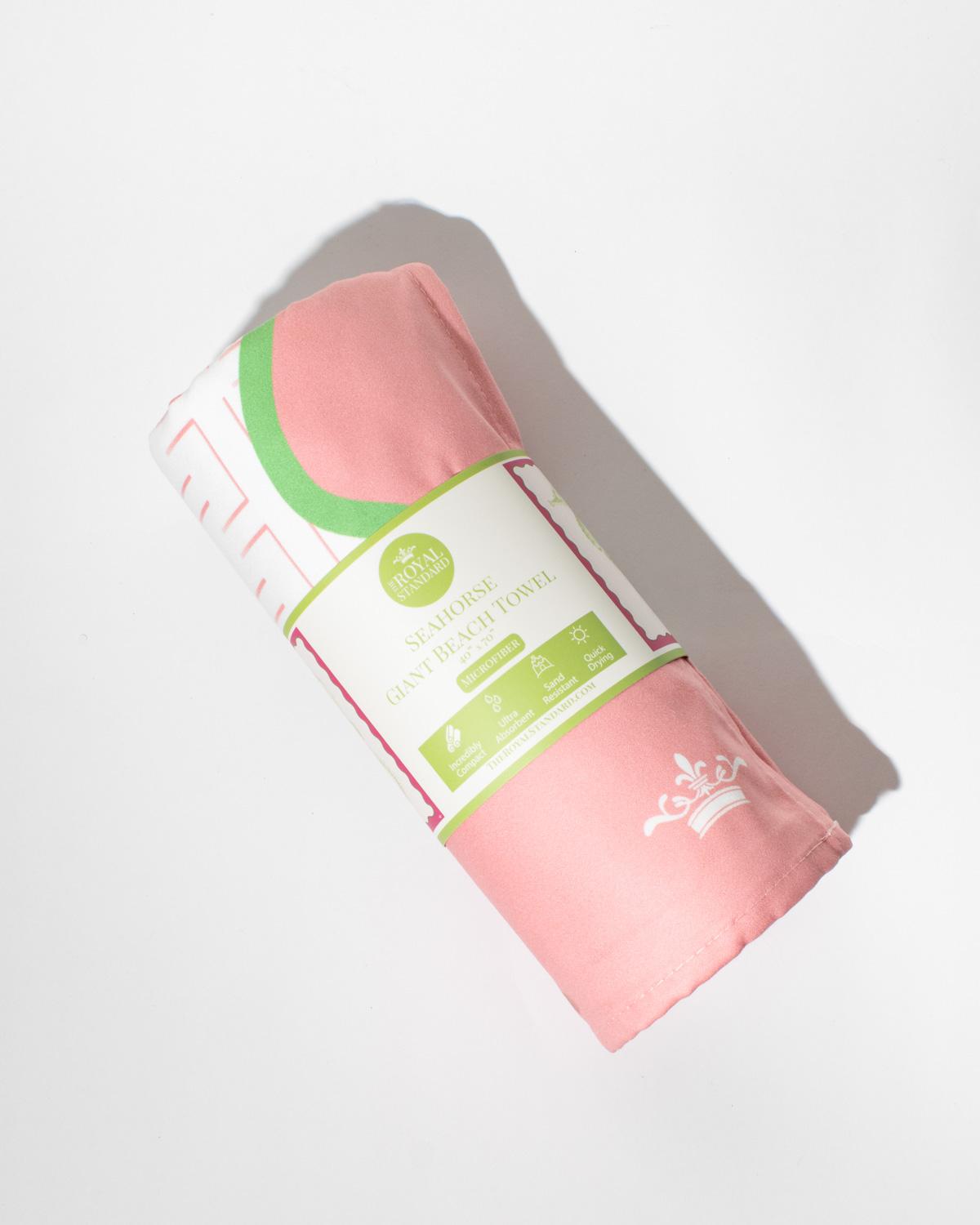 Seahorse Giant Beach Towel | The Royal Standard