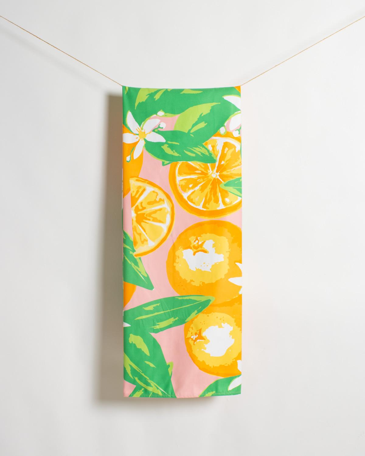 Orange Grove Giant Beach Towel | The Royal Standard