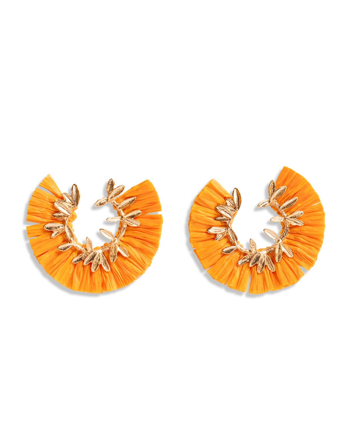 Ciao Bella Raffia Earrings|The Royal Standard